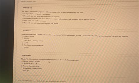 Solved Question Completion Status Question The Indirect Chegg