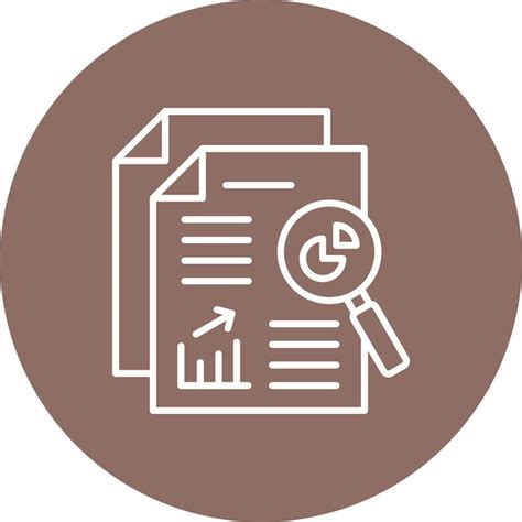 Premium Vector Research Icon