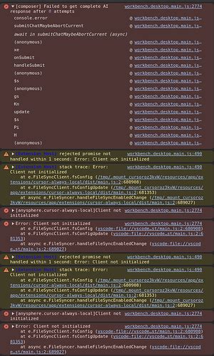 Endlessly Generating And Nothing More Bug Reports Cursor Community Forum