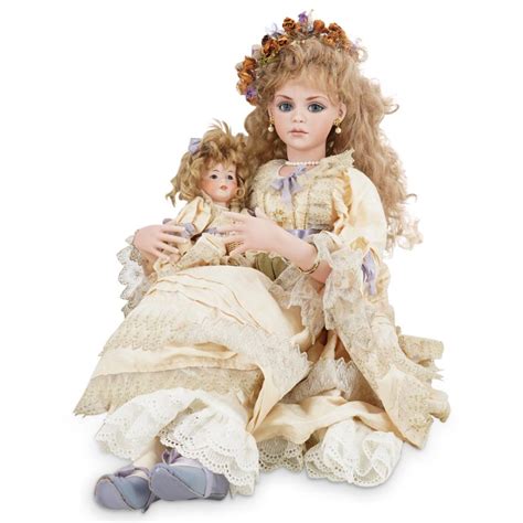 Bid Now Jan Mclean Original Porcelain Doll On Stand Marked 1 Of 1