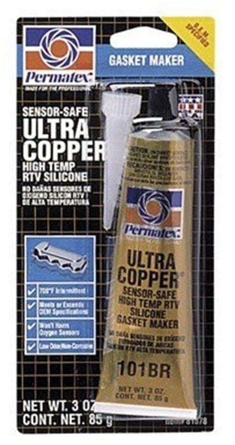 Permatex 81878 101 ULTRA COPPER MAXIMUM TEMP GASKET MAKER 3OZ