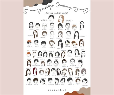 2025夏秋婚受付中！似顔絵 結婚証明書作成します ゲスト参加型 全員で創り上げる感動演出