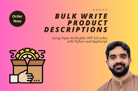 Bulk Write Product Descriptions Using Gpt Open Ai By Wpstrings Fiverr