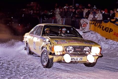 Walter Röhrl Im Commodore Bei Der Rallye Monte Carlo Wrc