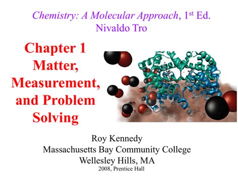 Chapter 1 Matter Measurement And Problem Solving