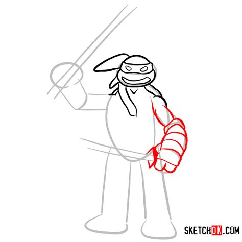 How To Draw Leonardo TMNT Sketchok
