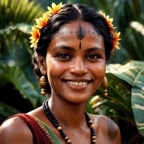 Premium Photo Fijian Woman From Fiji Typical National Citizen