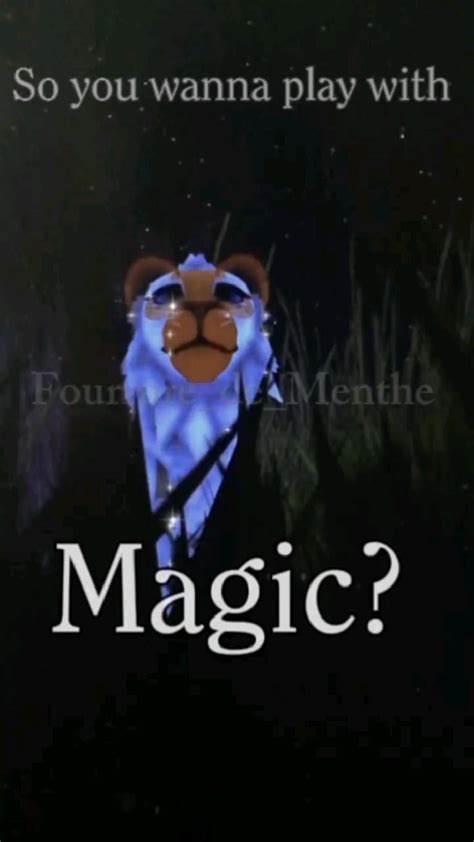 So You Wanna Play With Magic Edit Wcue Fourruredementhe Oc Fourrure