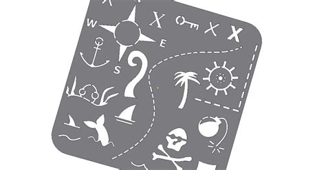 Treasure Map Drawing Template By R DeBrouwer Download Free STL Model Printables Com