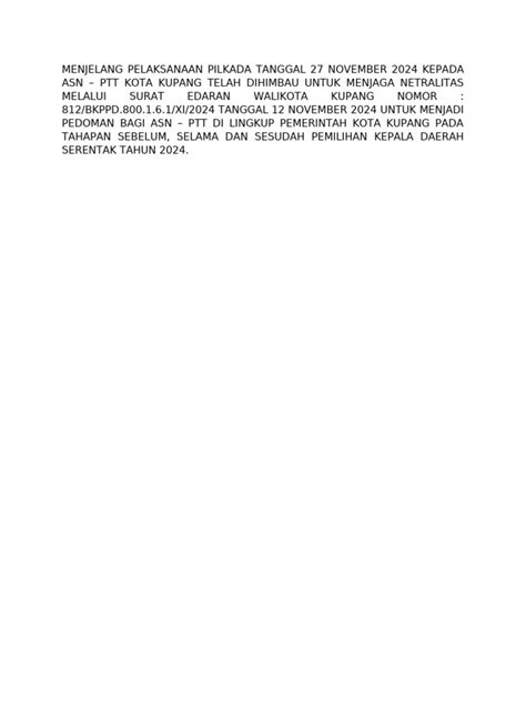 Tanggapan Dprd Tentang Netralitas 2024 Pdf