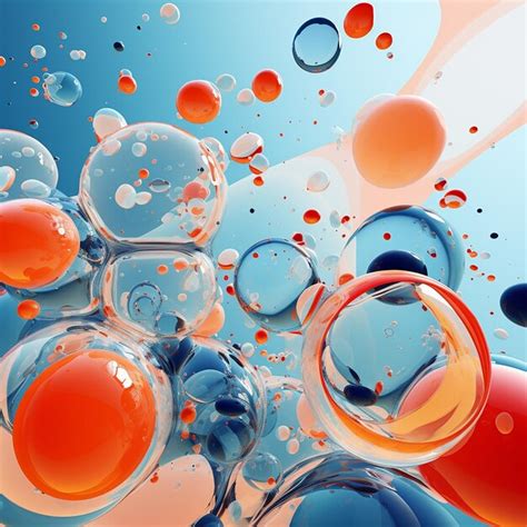 Premium Photo Abstract Colorful Soft Drink Bubble Splash Effect