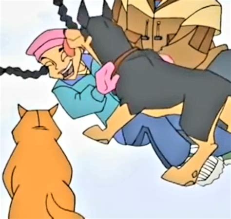 Hannah Gets Kisses From Samson By Abe4576 On Deviantart