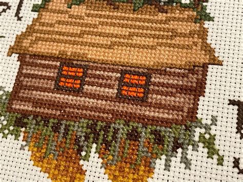 Baba Yagas Hut Cross Stitch Pattern Baba Yagas Witch House The