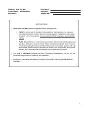 SCM 200 002 Practice Exam 1 Review Course Hero