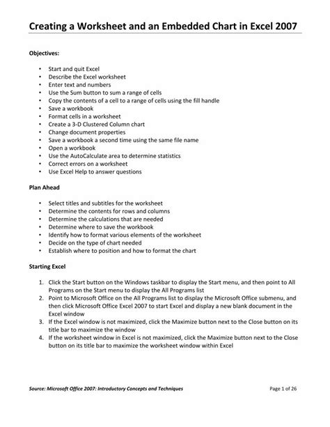 pdf creating a worksheet and an embedded chart in …