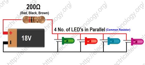 Calculate Voltage Drop Resistor For Led