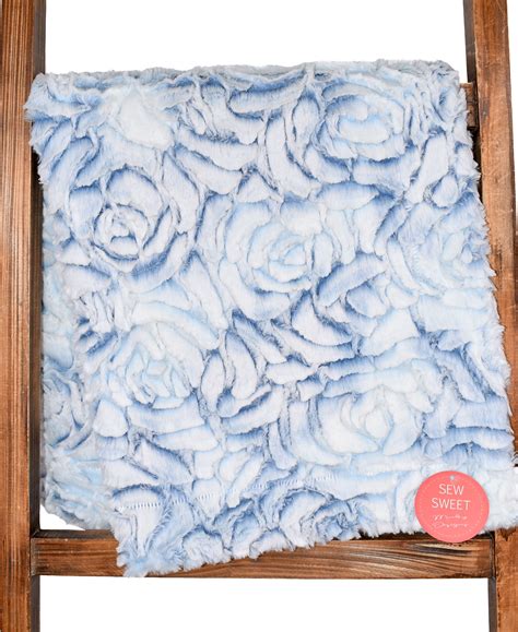 Demi Rose Prism French Blue Omg Demi Sew Sweet Minky Designs