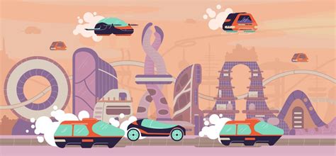 Digital City Future Vector Images Over 8000