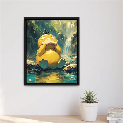 Pokemon Poster Psyduck Anime Art Gamer Home Decor First Generation
