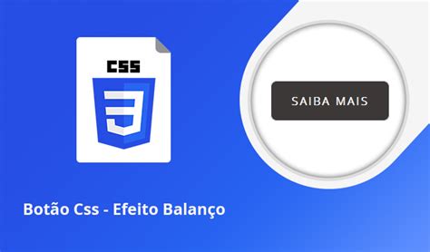 Botão Css Efeito Balanço Botão Animado Com Css