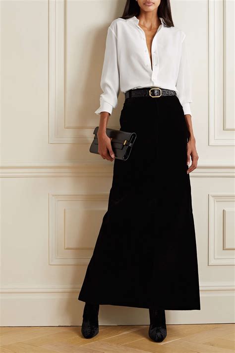 Saint Laurent Silk Crepe De Chine Shirt Stylish Outfits Style Fashion
