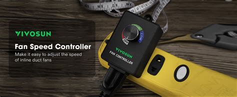 Vivosun Variable Speed Controller Cordless Vent Blower Speed Adjuster For Inline