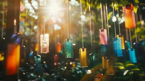 Premium Photo A String Of Candles That Are Lit Up With The Sun
