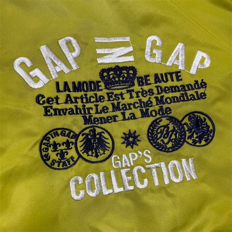 Gap 갭 2000s 스티치 워크 봄버 자켓 후루츠패밀리