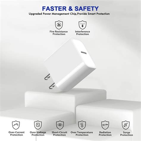 Buy Pack USB C Charger Apple Charger Adapter Fast IPhone Charger Block Quick Fast Charging PD
