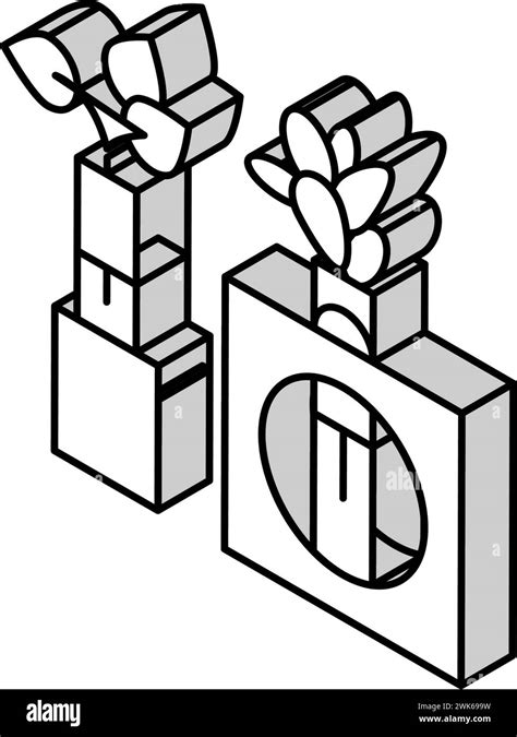 Integration Station Isometric Icon Vector Illustration Stock Vector