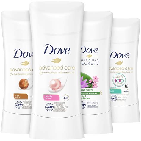 Dove Deodorant Set Advanced Care Deodorant For Women Dove Antiperspirant
