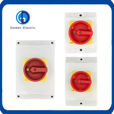 IP P P P P A A V V AC Load Waterproof Isolating Switches Electrical Rotary