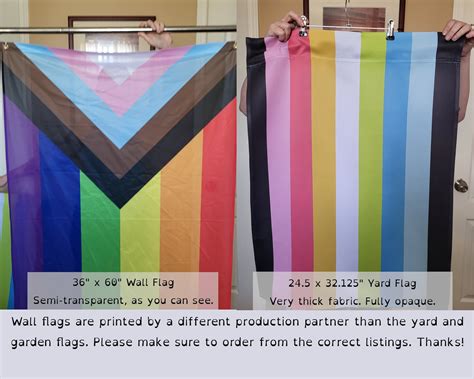 Objectum Pride Wall Flag Single Reverse 36x60 Etsy