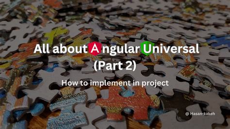 All About Angular Universal Part 2 By Hasan Kakeh Medium