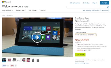 Microsoft Slashes Surface Pro Tablet Prices By Pcworld