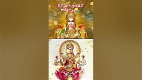 ඔබ සැමට මහා ධන ලක්ෂ්මී මෑනියන්ගෙ ආශිර්වාද ලැබේවා Youtube
