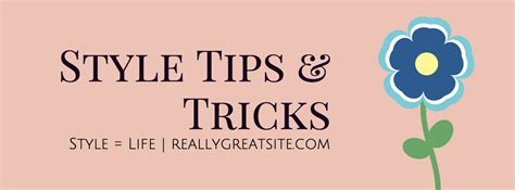 Style Tips And Tricks 20012466 Template