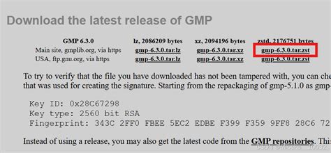 Ubuntu系统gmp大数库的安装和使用ubuntu安装gmp Csdn博客
