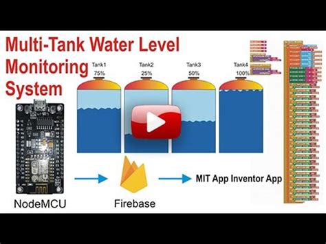 Multi Tank Water Level Monitoring System Using Nodemcu Firebase And