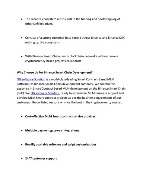 Ppt Binance Smart Chain Development Company Powerpoint Presentation