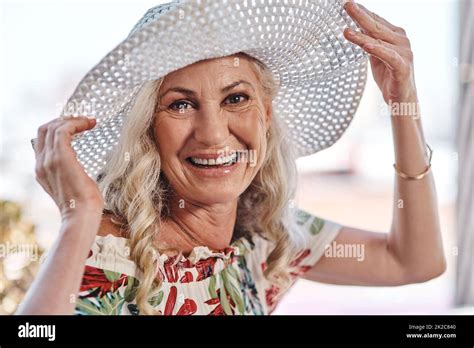 I Feel So Pretty In This Hat Cropped Portrait Of An Attractive Senior