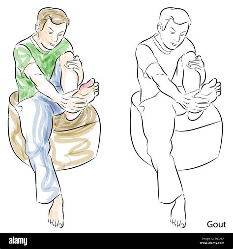 Gout Cartoon Cut Out Stock Images And Pictures Alamy