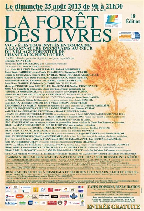 La Forêt Des Livres Programme De La Journée Qui Marque Louverture De La Rentrée Littéraire