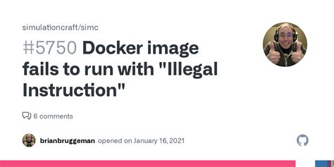Docker Image Fails To Run With Illegal Instruction Issue Simulationcraft Simc GitHub