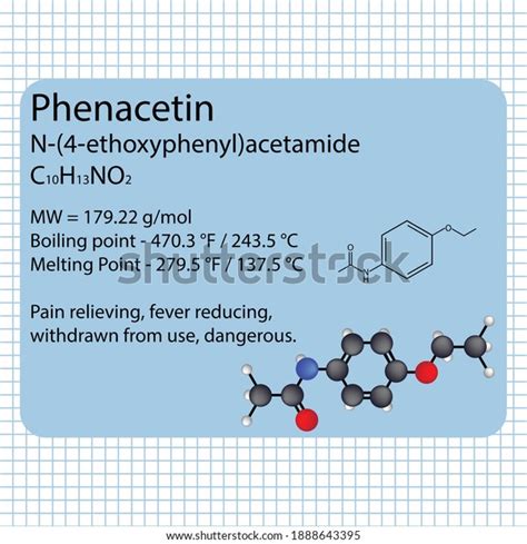 Structure Of Phenacetin