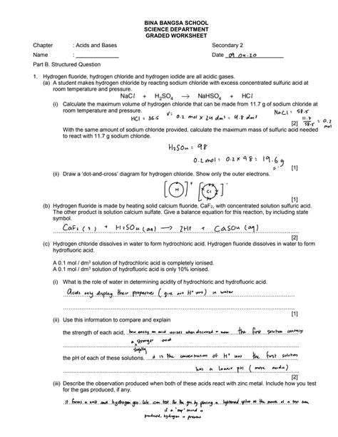 SOLUTION Igcse Chemistry Acids Bases Quiz Studypool
