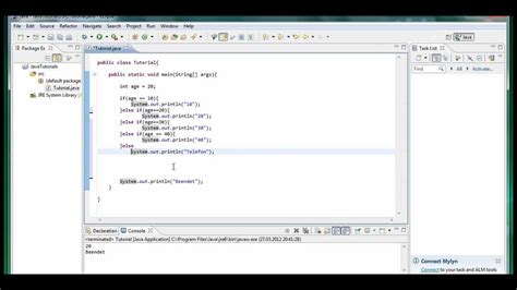 Java Tutorial German Teil 12 Else If Youtube