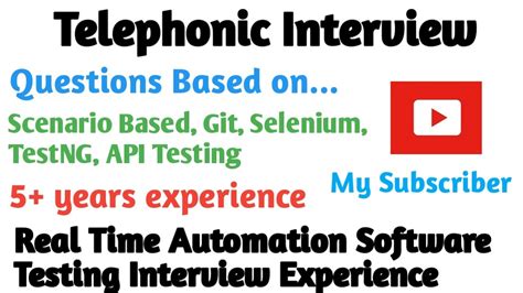 Automation Engineer Mock Interview 5 Yoe Mock Automation Testing