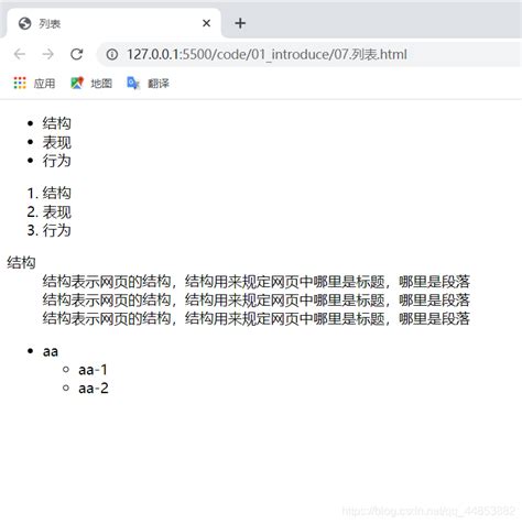 web前端——html中的列表、表格、表单 web列表 csdn博客