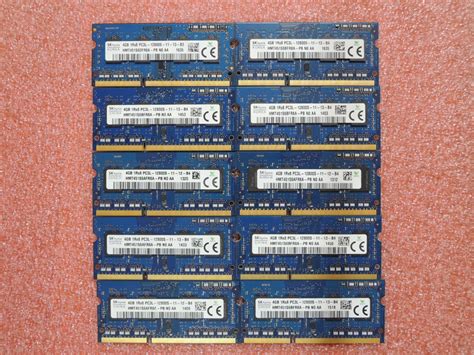 【目立った傷や汚れなし】skhynix Pc3l 12800s Ddr3 1600 1rx8 4gb 10枚セット 10672の落札情報詳細